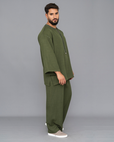 Casual Linen Jabador |Tradition and Elegance for Everyday Wear Size S
