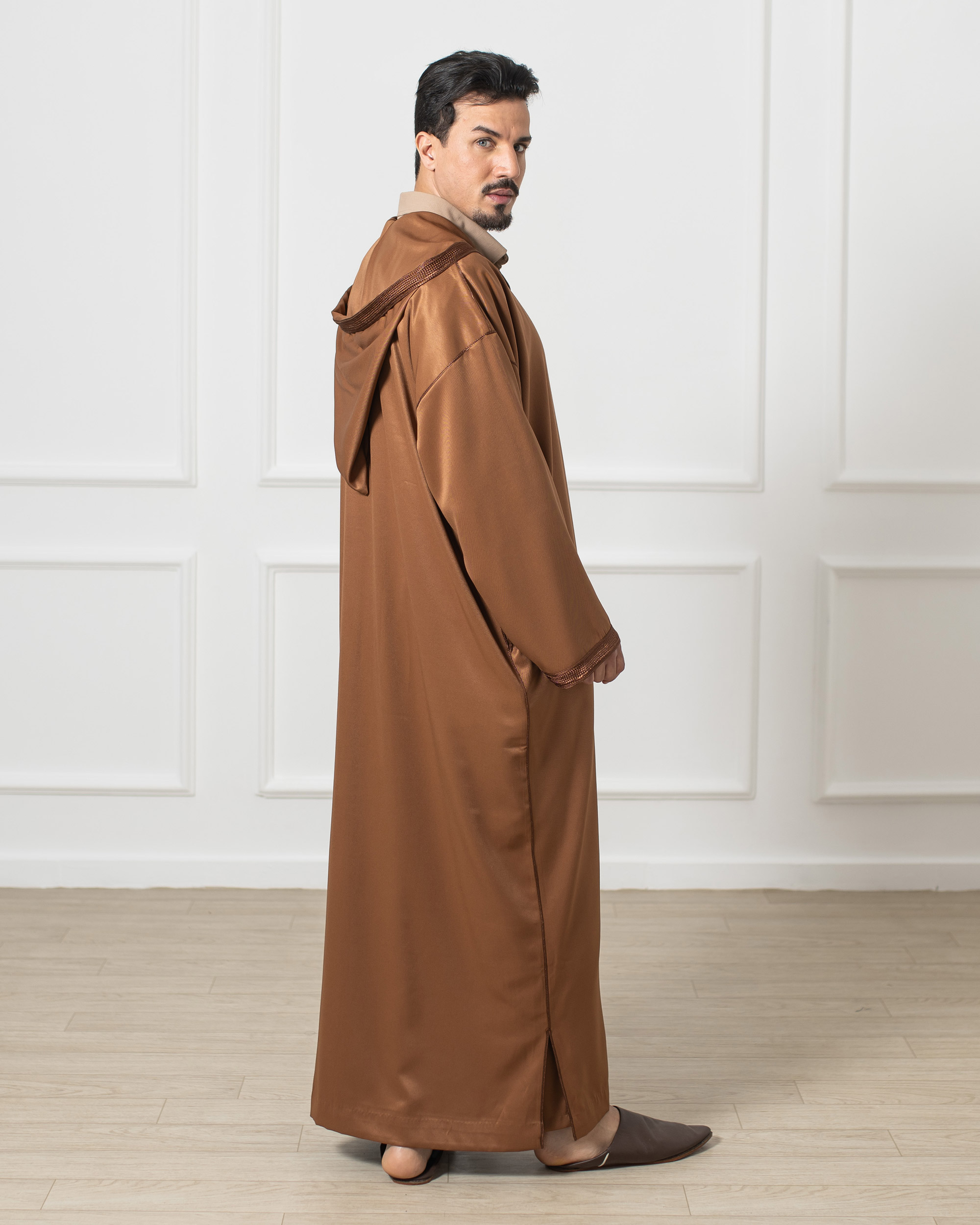 Men's Jellaba - Modern Moroccan Elegance - Kounouz Size S