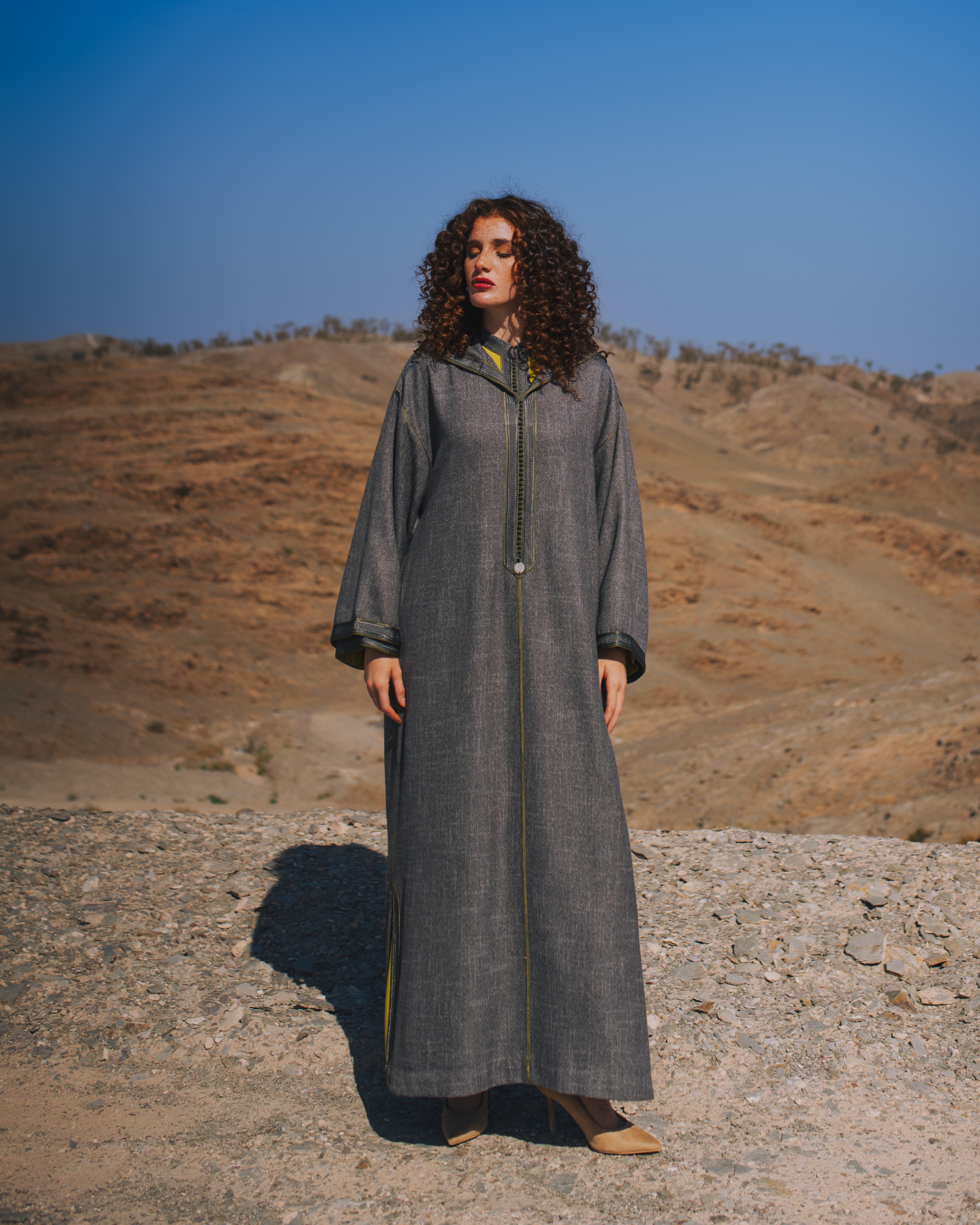 Ensemble djellaba deux pièces en lainage Taille XL