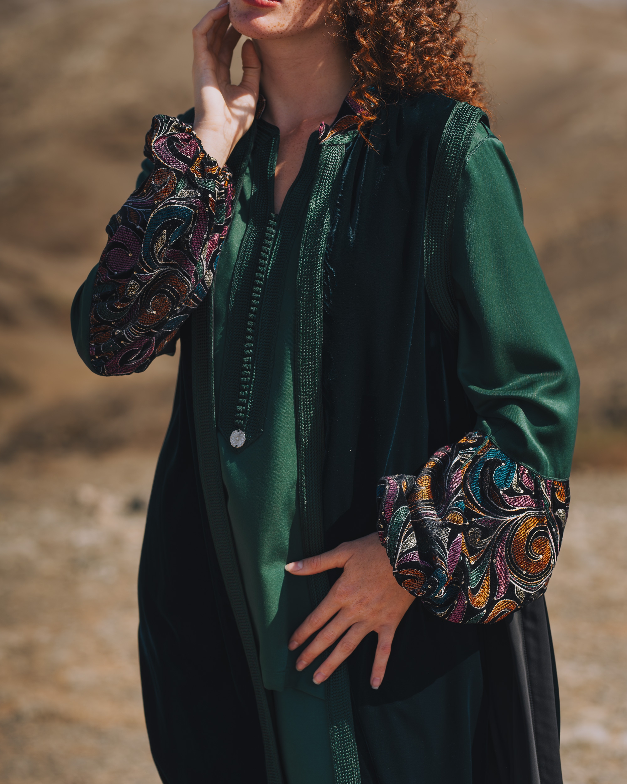 Ensemble jabador avec gilet en velours Taille S